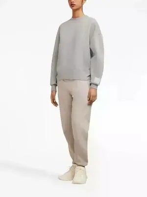 Ami Logo-patch Sweatshirt - Grey