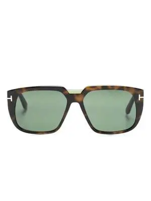 TOM FORD Square-frame Sunglasses - Brown