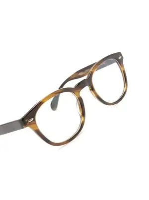 Oliver Spencer Tonal Round-frame Eyeglasses