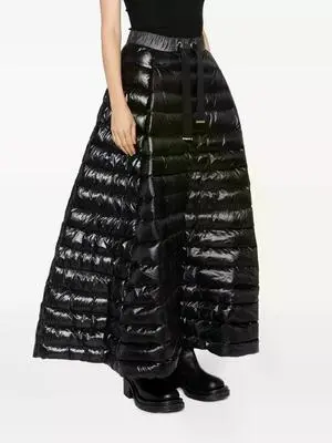 Herno Quilted Drawstring Maxi Skirt