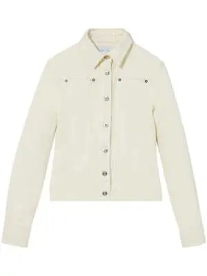 Proenza Schouler White Label Buttoned Panelled Denim Jacket
