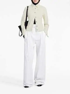 Proenza Schouler White Label Buttoned Panelled Denim Jacket