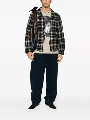 Undercover Pixelated-print Cotton T-shirt