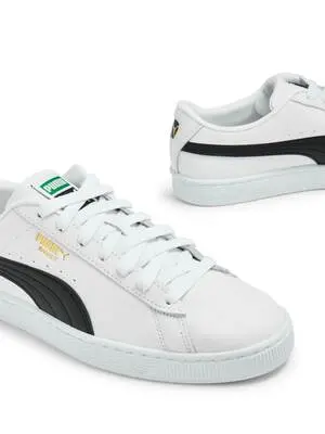 PUMA Basket Classic Xxi Leather Sneakers - White