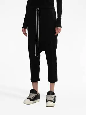 Rick Owens Drop-crotch Cropped Trousers