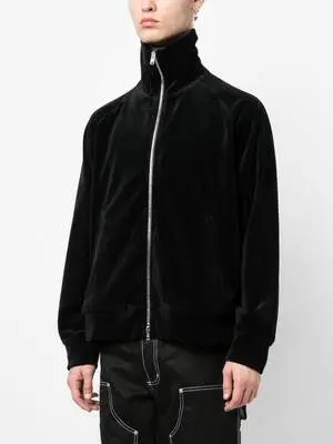 MASTERMIND WORLD Zip-up Velour Sweatshirt