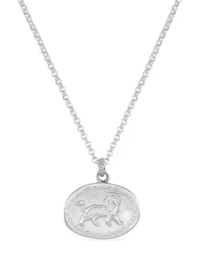 DOWER & HALL Lion Talisman Necklace - Silver