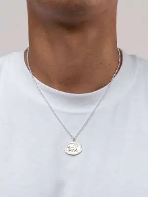 DOWER & HALL Lion Talisman Necklace