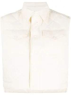 Polo Ralph Lauren Diamond-quilted Cropped Gilet