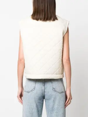 Polo Ralph Lauren Diamond-quilted Cropped Gilet