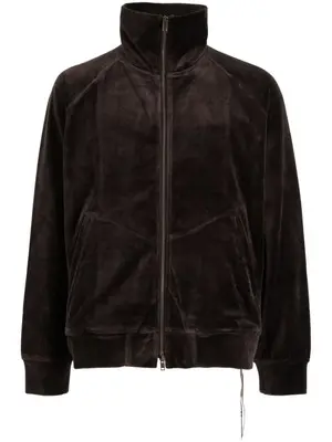 MASTERMIND WORLD Skull-embroidered Zip-up Jacket