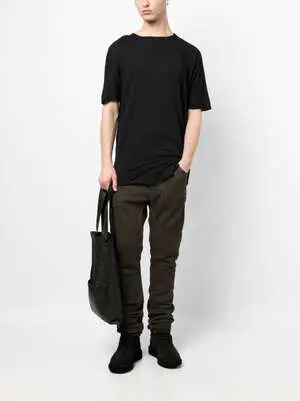 Boris Bidjan Saberi Crew-neck Cotton T-shirt