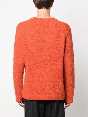 SUNFLOWER Aske Fleece-texture Jumper - Orange