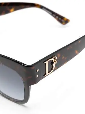 Dsquared2 Havana Butterfly-frame Sunglasses