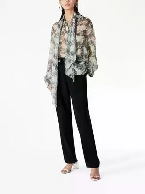 Giorgio Armani Abstract-print Silk Shirt