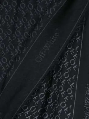 Off-White Logo-print Modal Scarf