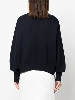 MARANT ETOILE Nash Logo-intarsia Sweater - Blue