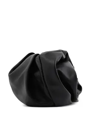 Burberry Slouch-body Leather Clutch - Black