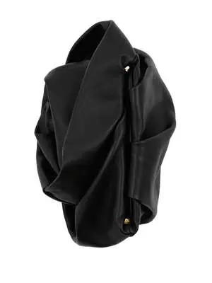 Burberry Slouch-body Leather Clutch - Black