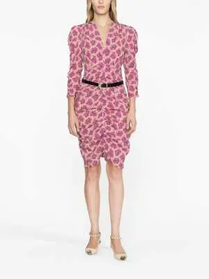 Isabel Marant Étoile Celina Graphic-print Dress - Pink