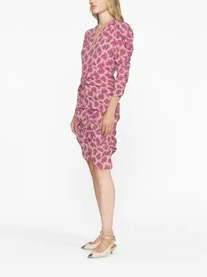 Isabel Marant Étoile Celina Graphic-print Dress - Pink