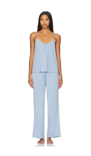 Eberjey Eberjey Gisele Cami & Pant Pj Set In Baby Blue. Wedgewood Blue
