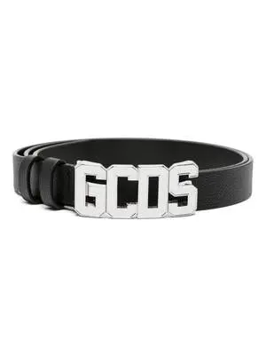 Gcds Logo-buckle Leather Belt