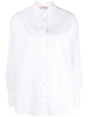 Twinset Straight Hem Shirts For Women
