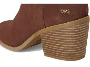 Toms Constance Block Heel Ankle Boots - Brown