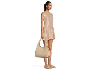 COACH Polished Pebble Leather Lana Shoulder Bag - Bone