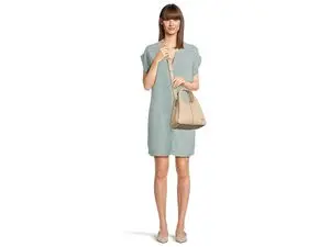 COACH Polished Pebble Leather Lana Shoulder Bag 23 - Bone