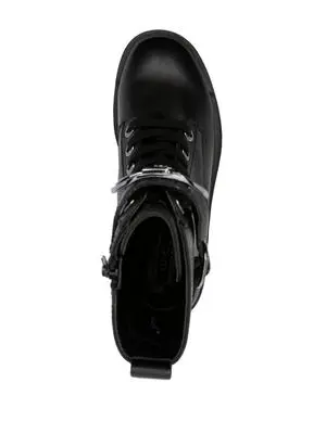 Liu Jo Love 40mm Logo-plaque Ankle Boots - Black