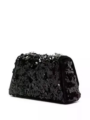 SELF-PORTRAIT Mini Sequin-embellished Bow Bag