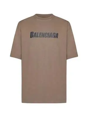 Balenciaga T-shirts And Polos - Taupe Black