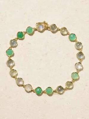 Irene Neuwirth 18-karat Gold Multi-stone Bracelet - Green