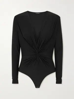 GOLDSIGN The Stanton Gathered Bodysuit