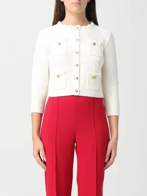 Elisabetta Franchi Elisabetta Franchi Fine Knit Turtleneck Sweater White