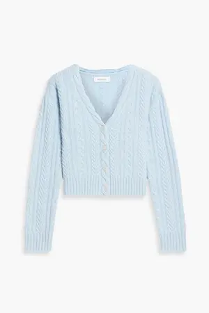 Naadam Cableknit Wool And Cashmereblend Cardigan