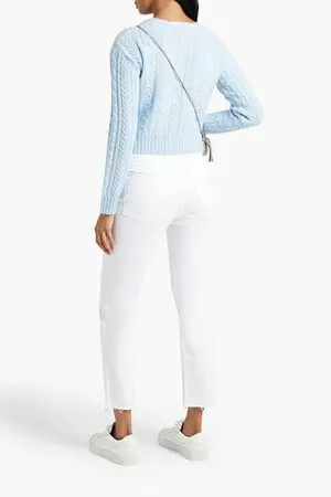 Naadam Cableknit Wool And Cashmereblend Cardigan