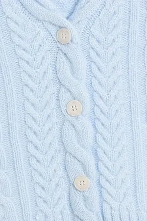 Naadam Cableknit Wool And Cashmereblend Cardigan