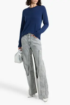 Naadam Cashmere Sweater - Midnight Blue