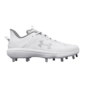 Under Armour Yard Low Mt Metallic Cleats - White