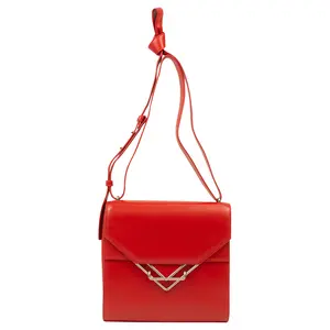 Bottega Veneta Bottega Veneta Clip Shoulder Bag Red