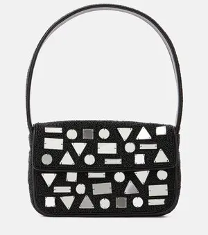 Staud Tommy Beaded Shoulder Bag