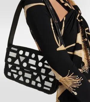 Staud Tommy Beaded Shoulder Bag
