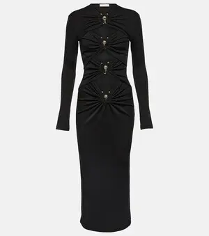 Christopher Esber Orbit Jersey Midi Dress