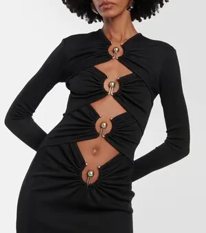 Christopher Esber Orbit Jersey Midi Dress
