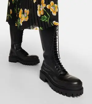 Balenciaga Strike Lace-up Boots