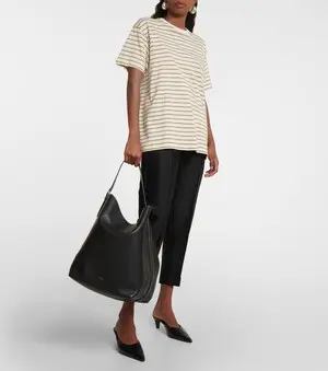 TOTEME Belted Leather Tote Bag
