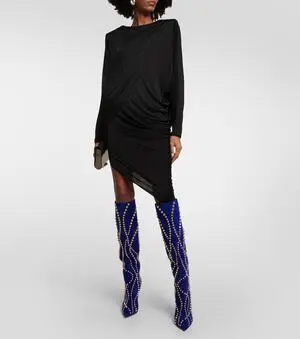 CHRISTIAN LOUBOUTIN Astrilarge Botta Pika 100 Knee-high Boots